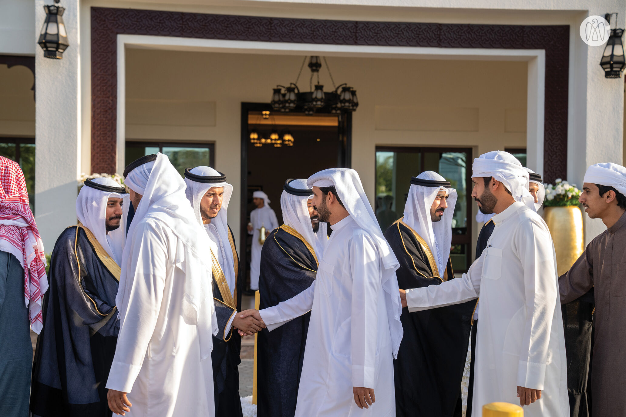 Hamed Bin Zayed Al Nahyan Attends Group Wedding Reception At Majlis Al